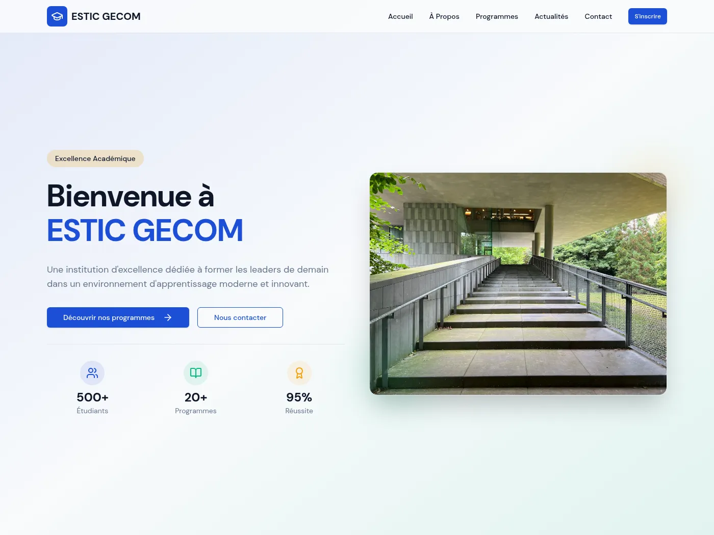 ESTIC GECOM School Website
