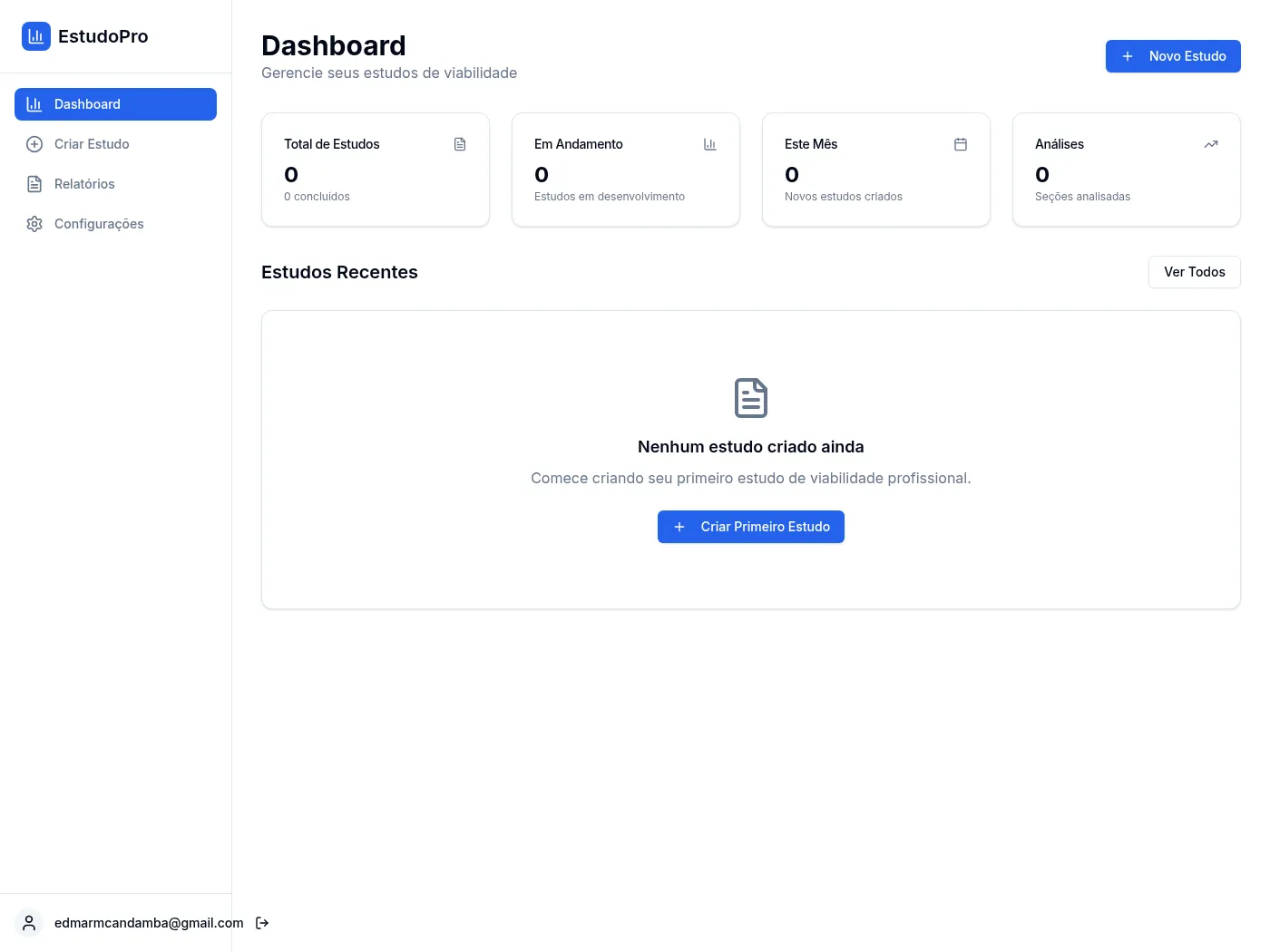 EstudoPro: Plataforma de Viabilidade Profissional com Análises e Gráficos Reais
