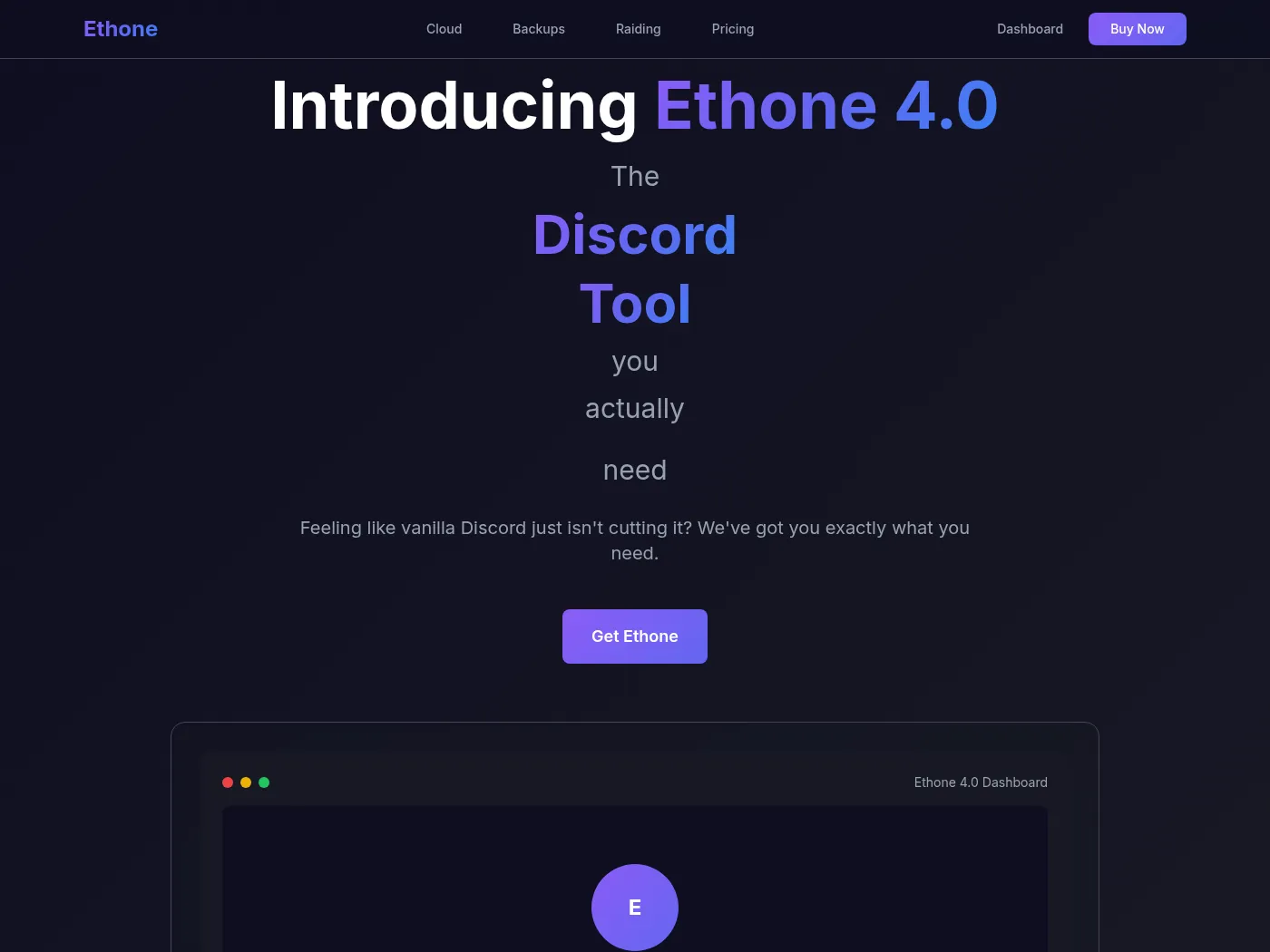 Ethone Webpage Replica and Enhanced Prompt Generator