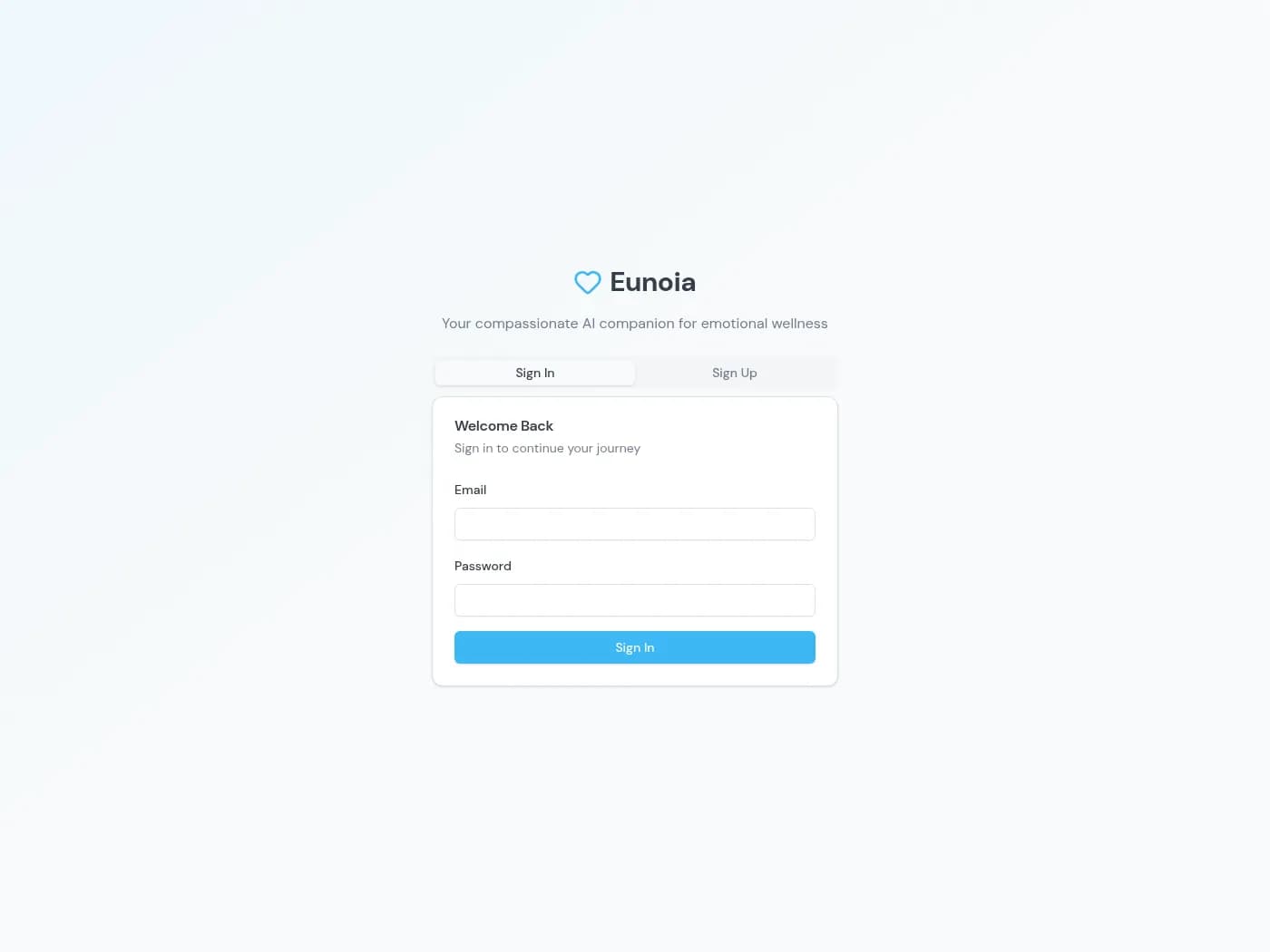 Eunoia – AI Counselling and Emotional Support Companion for Chronic Illness