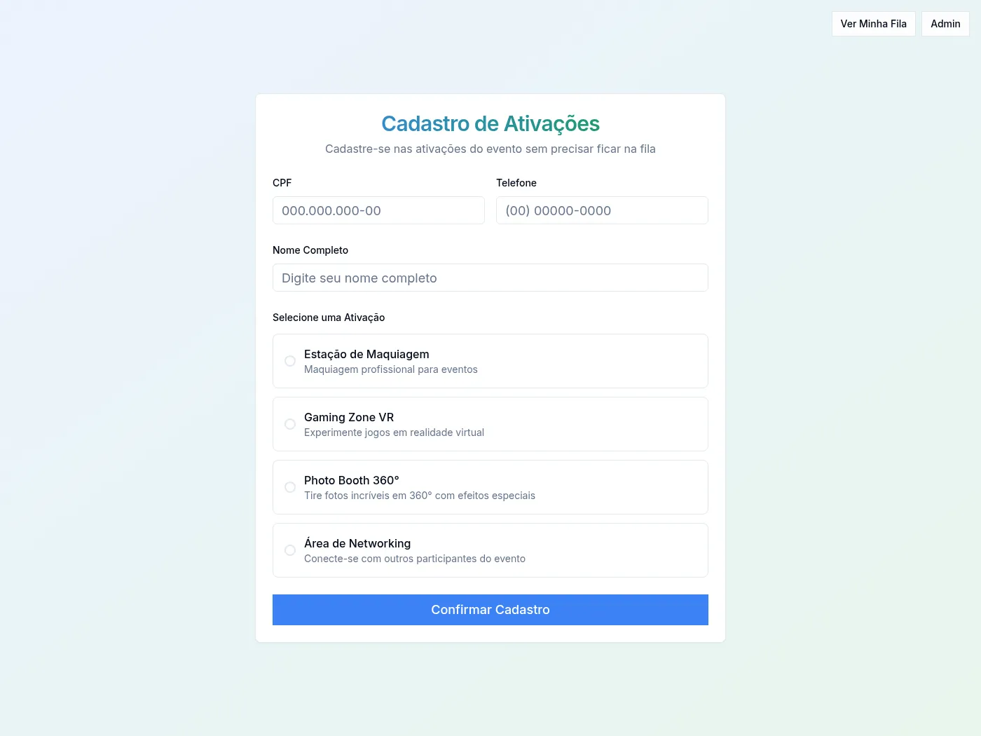 Event Check-in & Queue-Free Scheduler