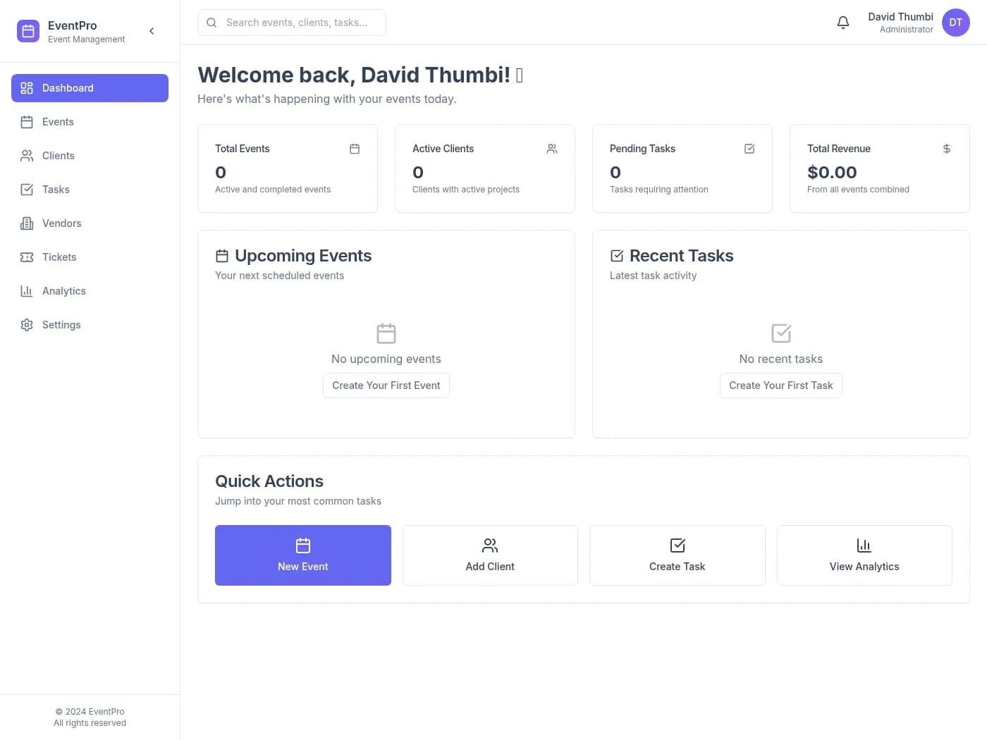 All-In-One Event Management and Planning Suite