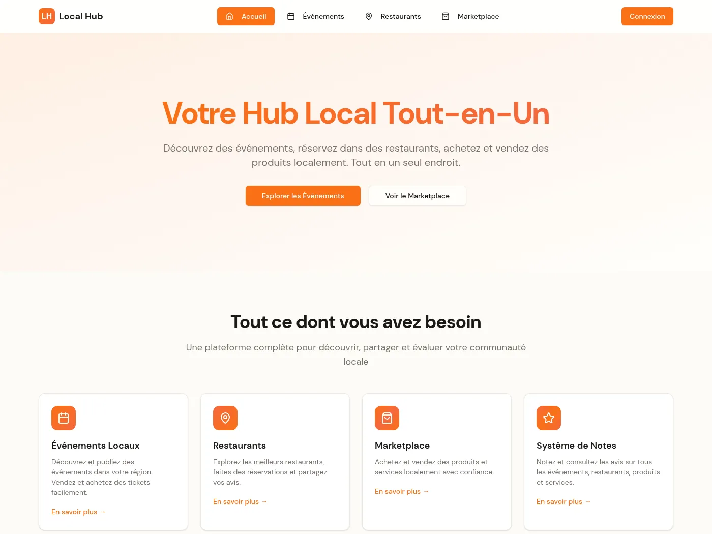 Event & Local Hub