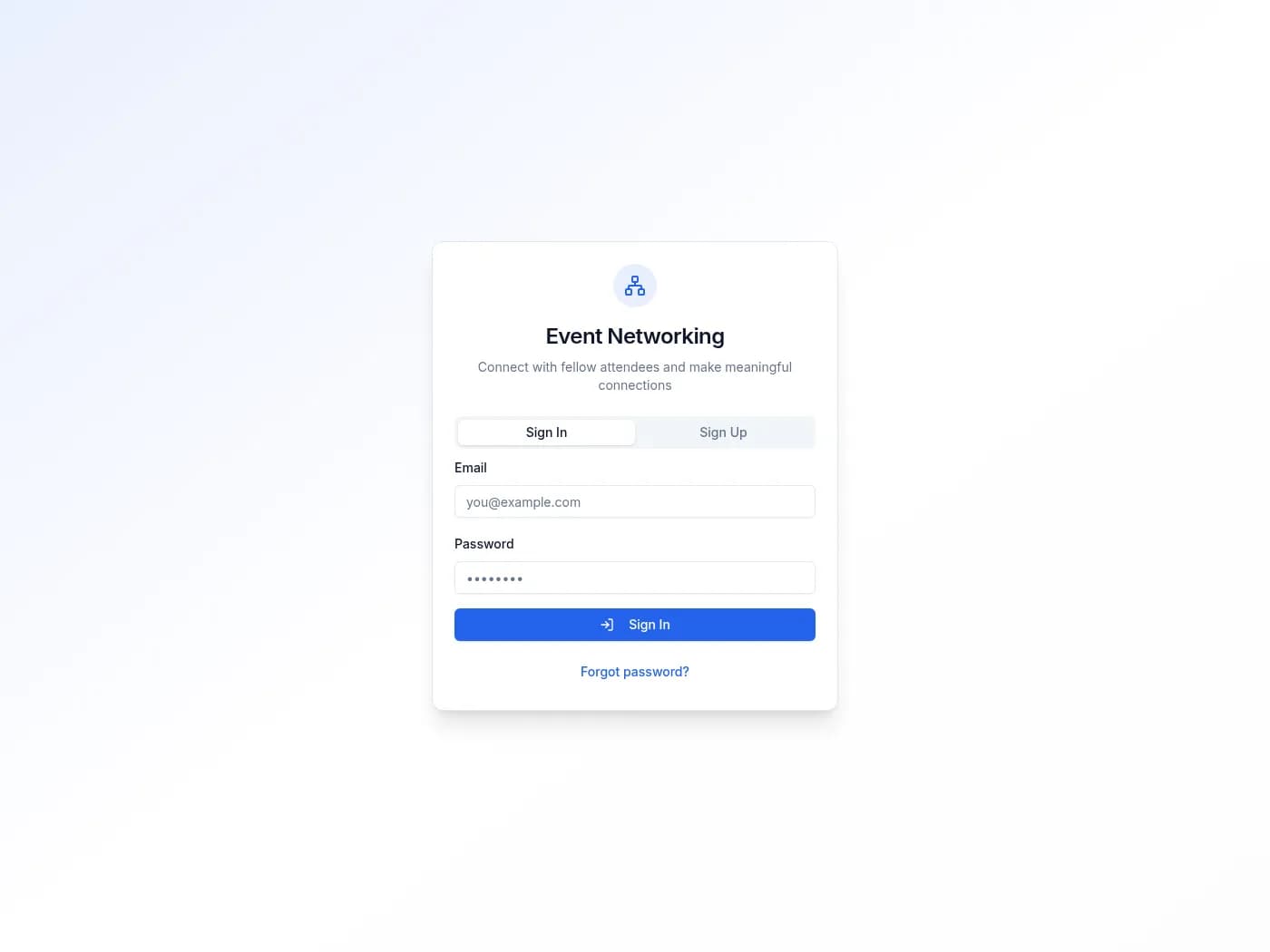 Event Networking & Attendee Engagement App
