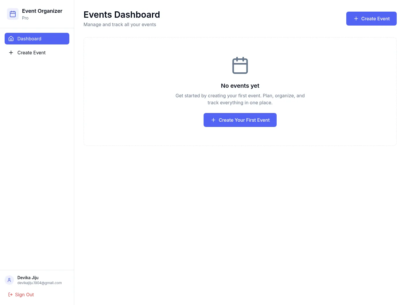 Event Organizer Pro