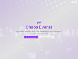 Event Organizer Self-Hosted Website with Editable Owner Sections