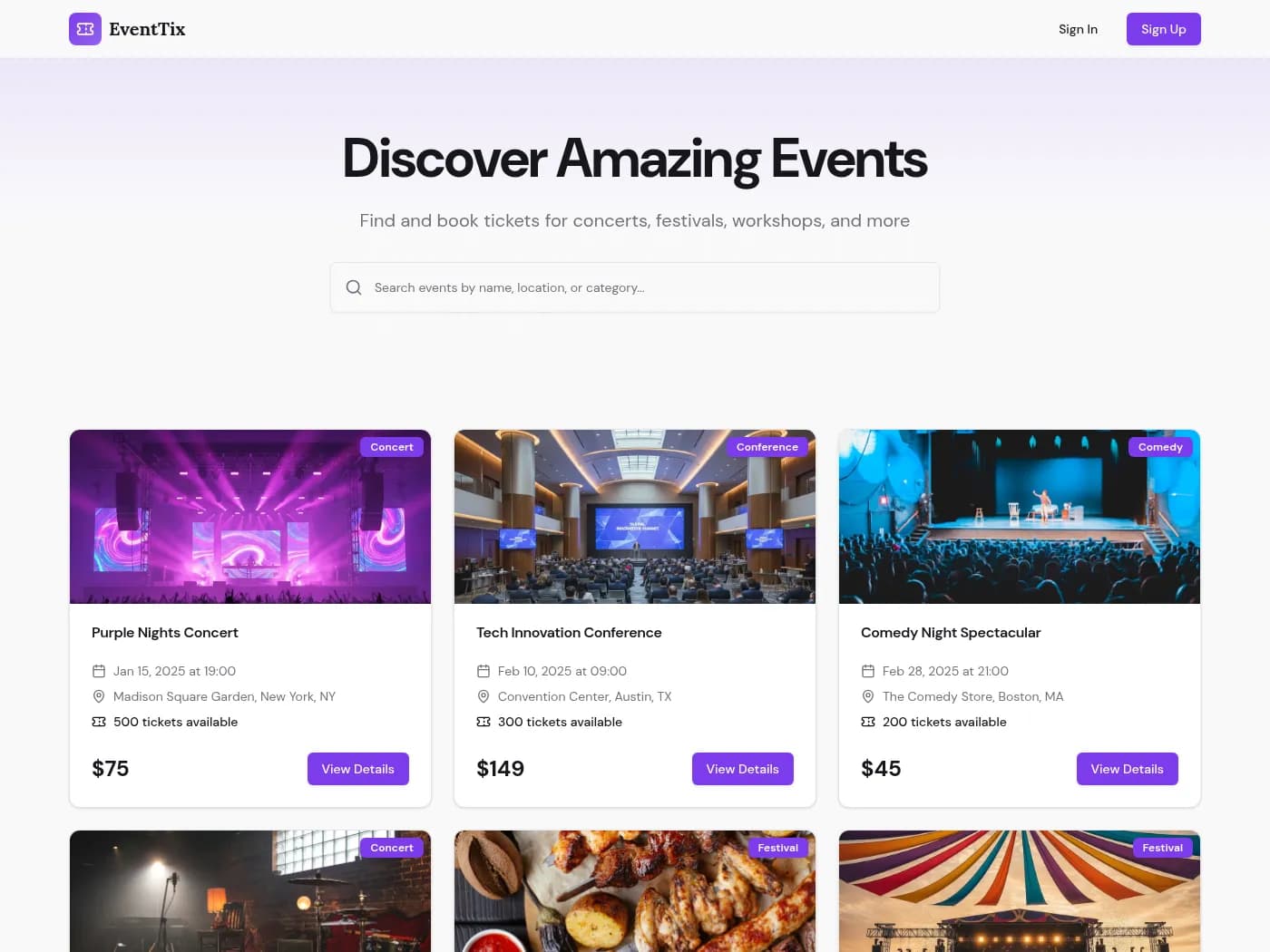 All-in-One Event Ticketing Platform
