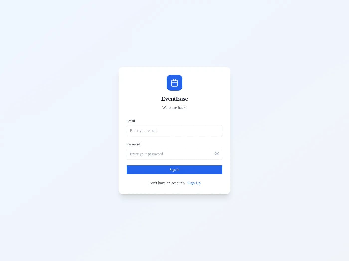 EventEase: Modern Frontend for Role-Based Event Management System