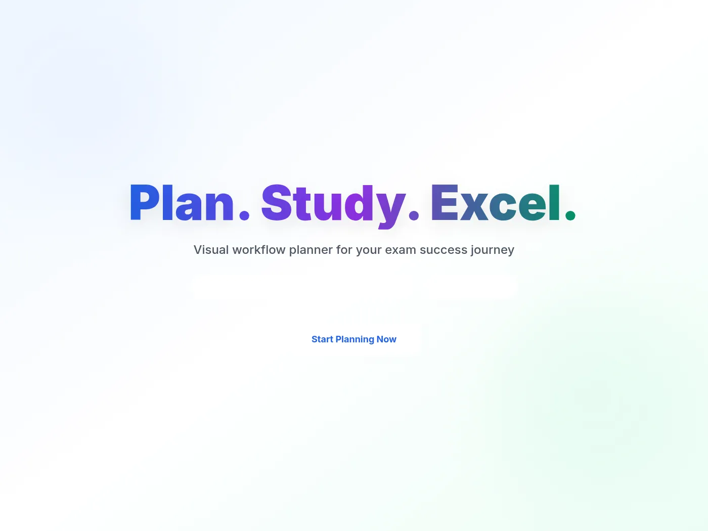 Exam Study Workflow Planner: Visual Goal & Task Management App