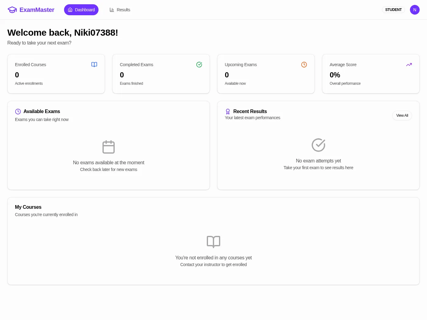 ExamMaster: Comprehensive Online Examination Platform