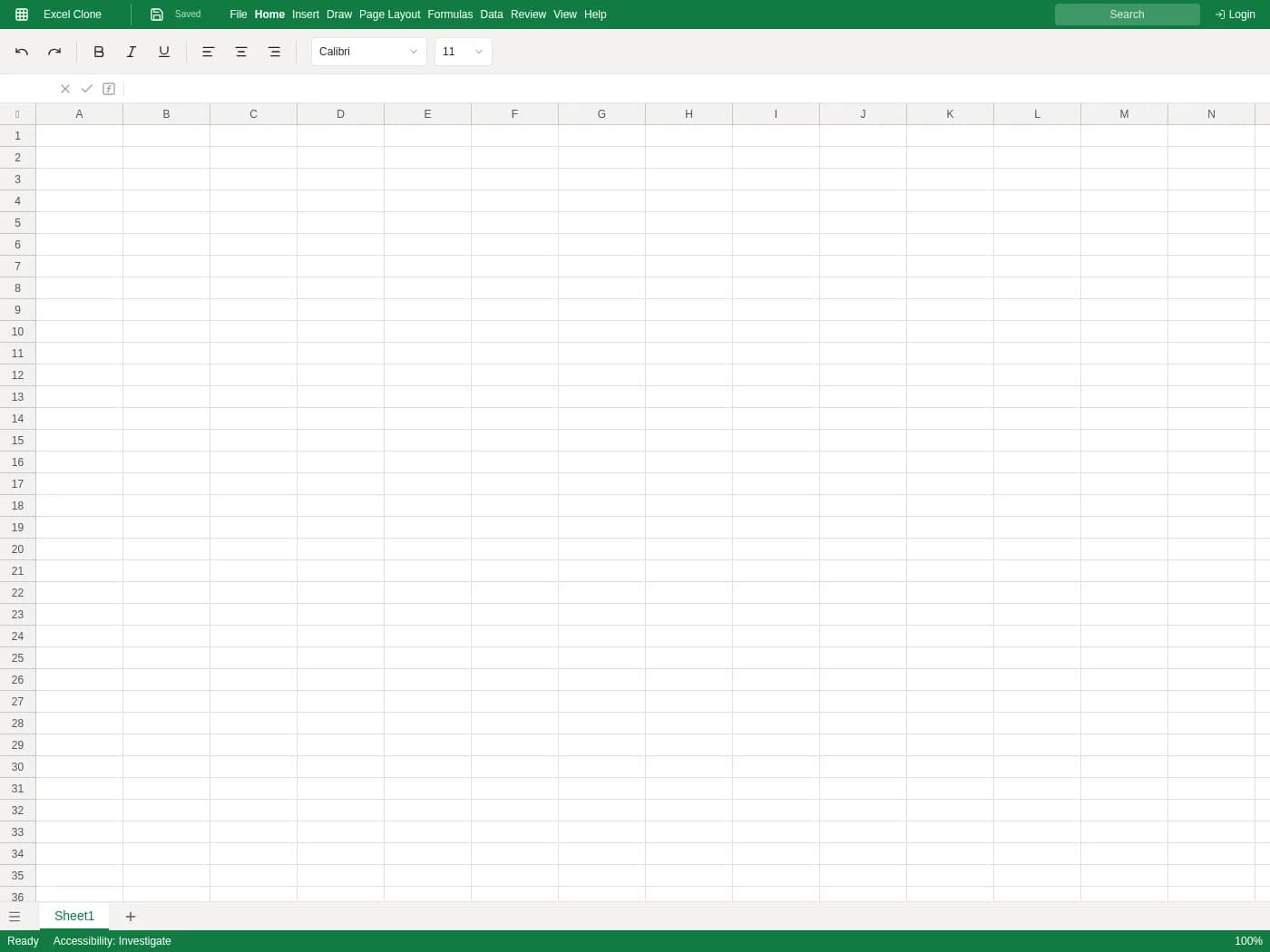Excel Clone: Powerful Online Spreadsheet Tool