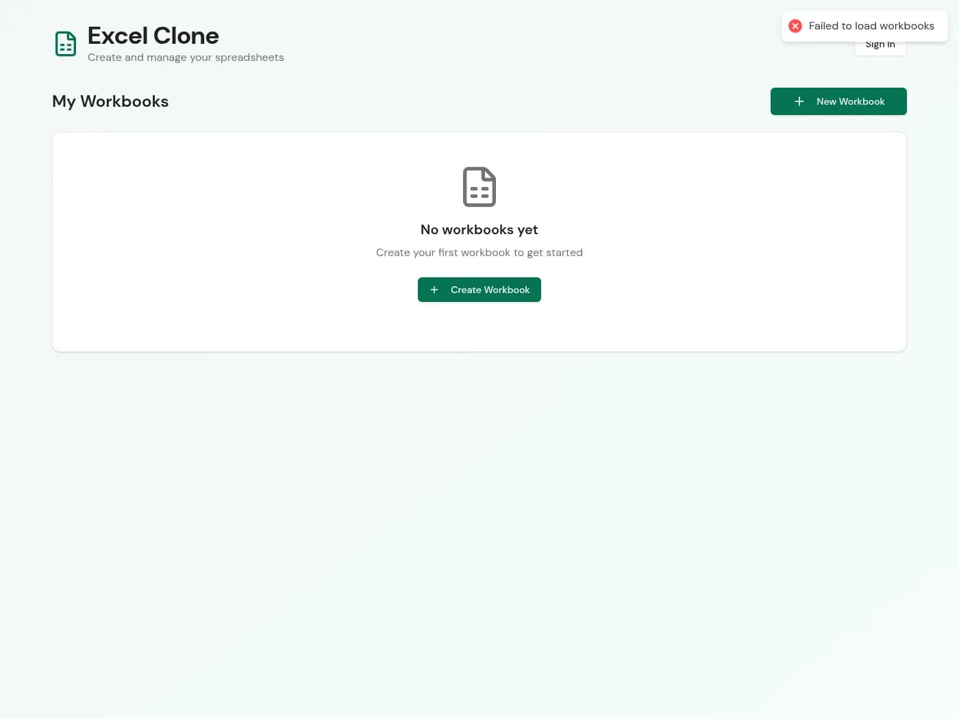 Excel Clone Web App - Dynamic & Interactive Spreadsheet Platform