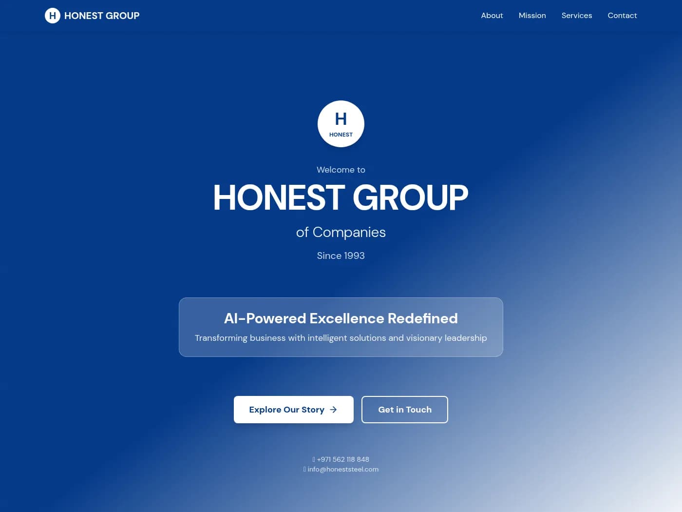 Exclusive AI Website with Customized Branding