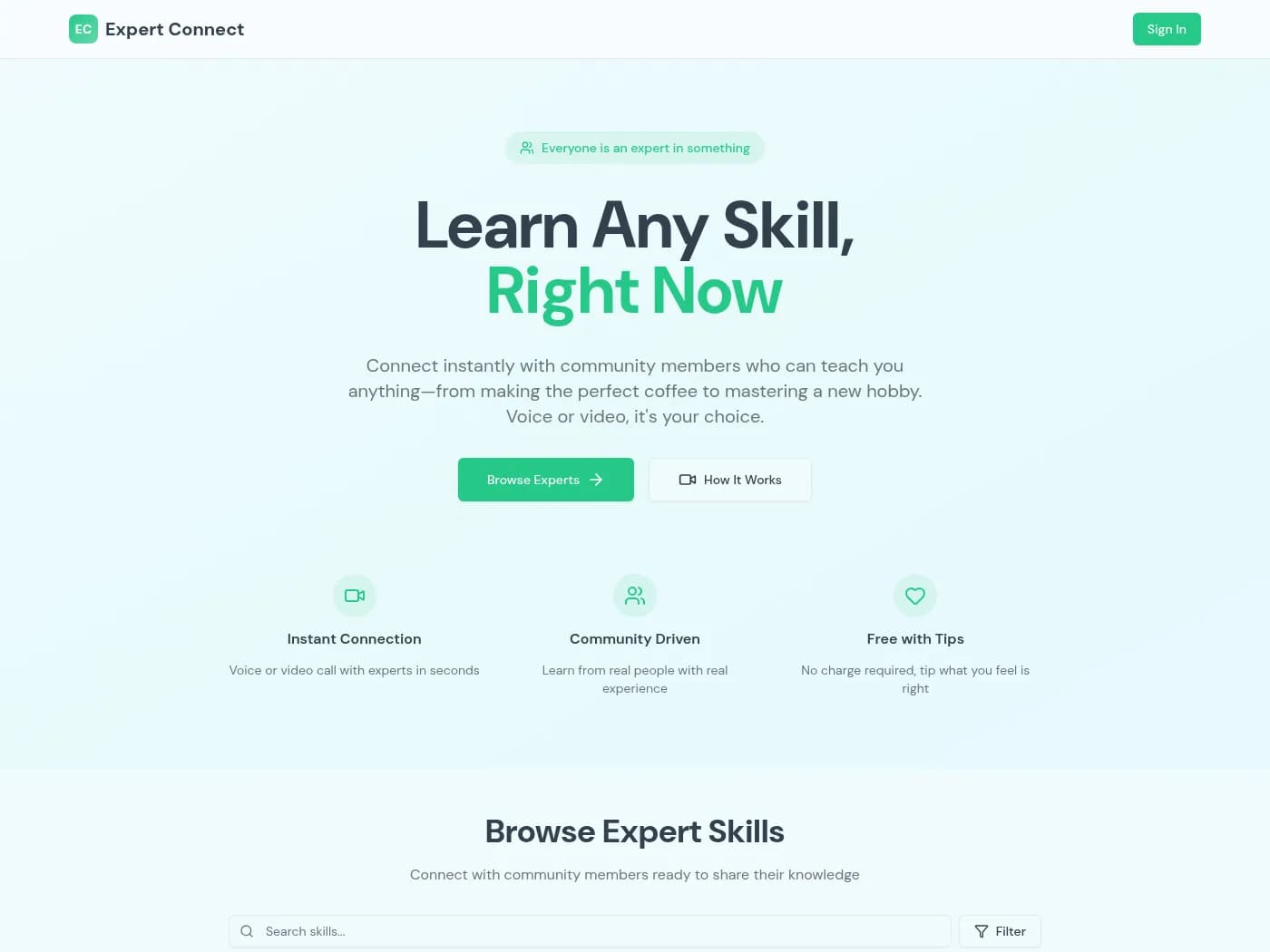 Wise: Peer-to-Peer Skill Sharing Platform