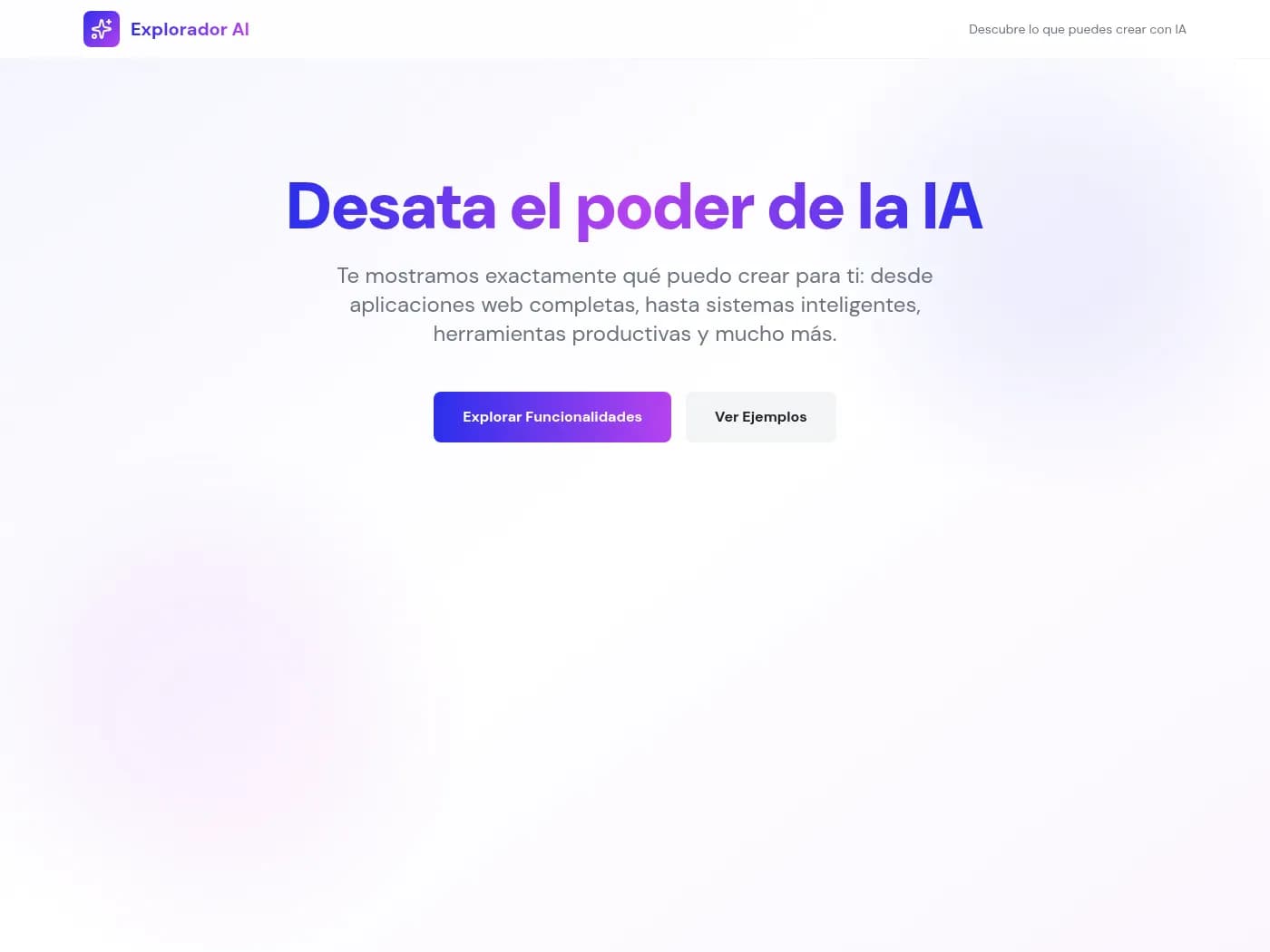 Proyecto Explorador de Funcionalidades AI