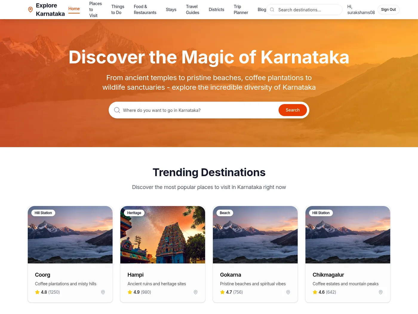 Explore Karnataka: The Ultimate Travel Guide Website