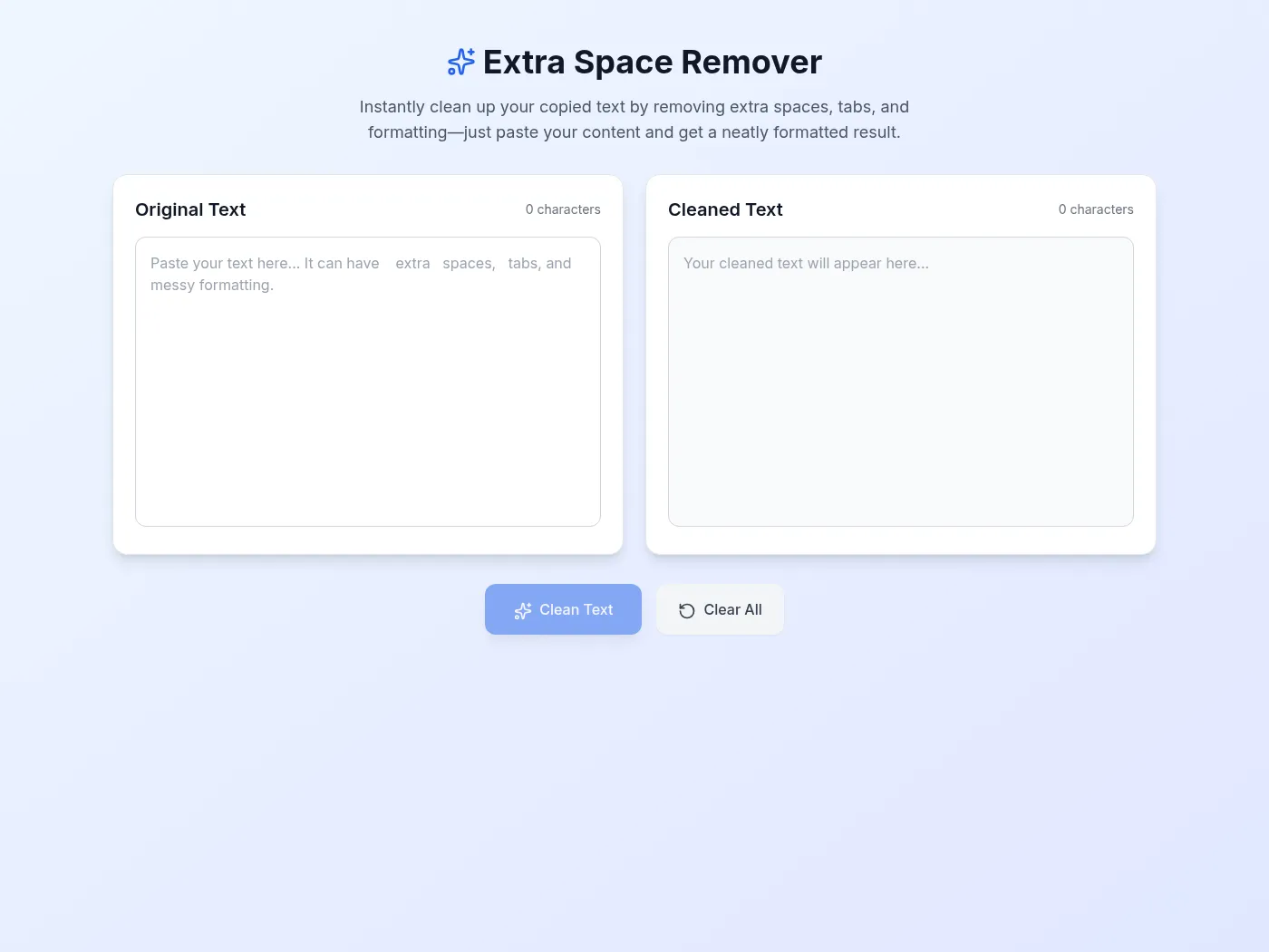 Extra Space Remover