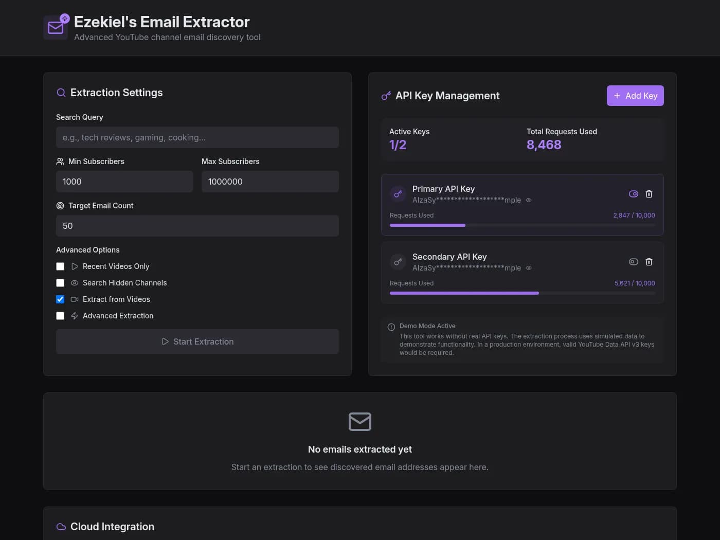 Ezekiel’s Email Extractor – Advanced YouTube Channel Email Finder