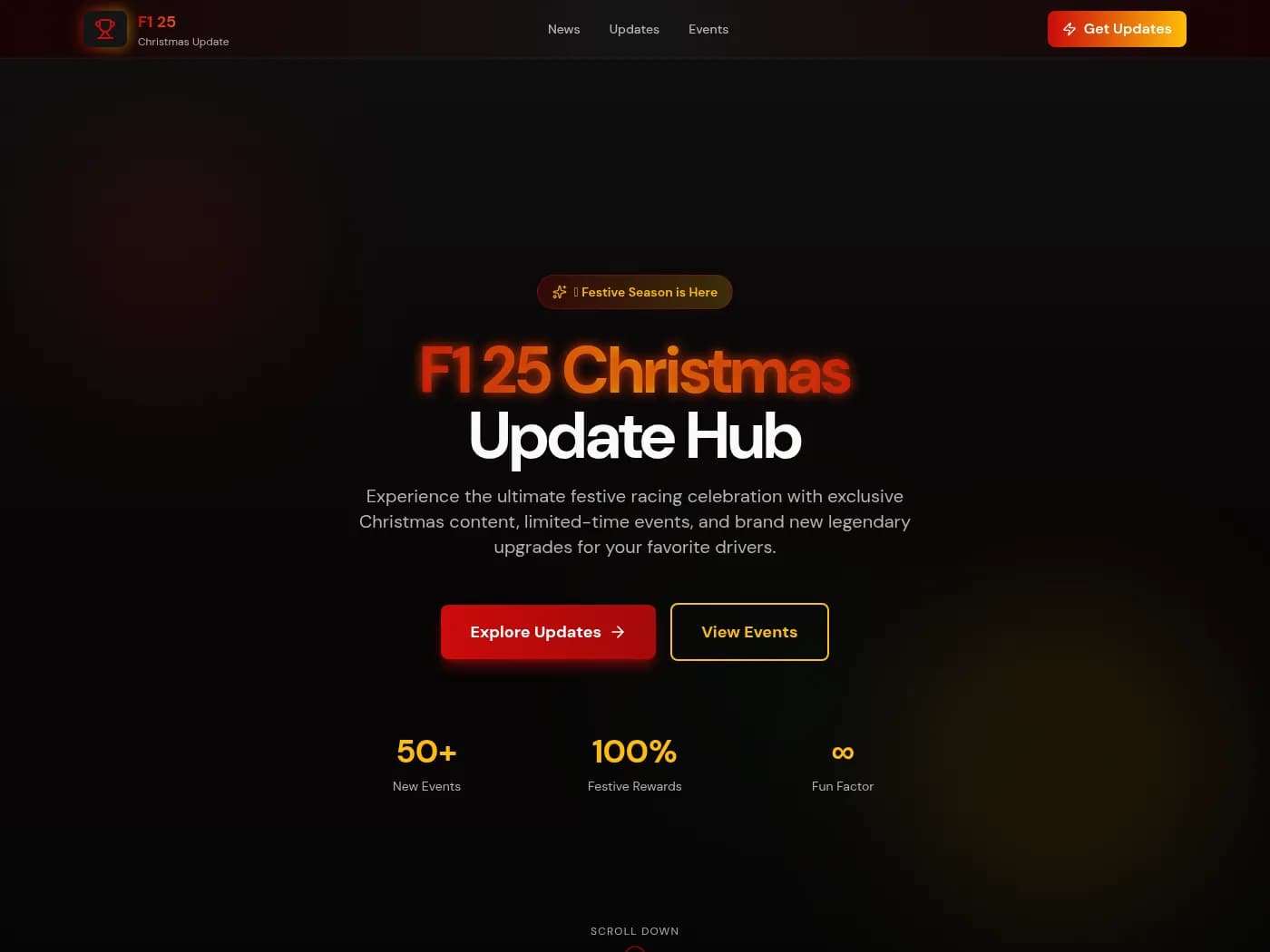 F1 25 Xmas Update Hub
