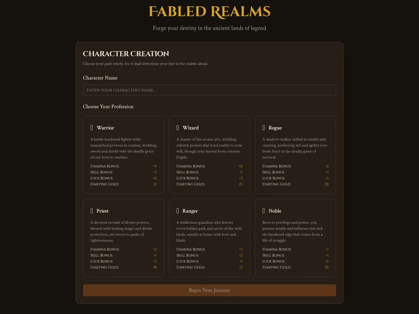 Fabled Realms: An Open World Interactive Gamebook