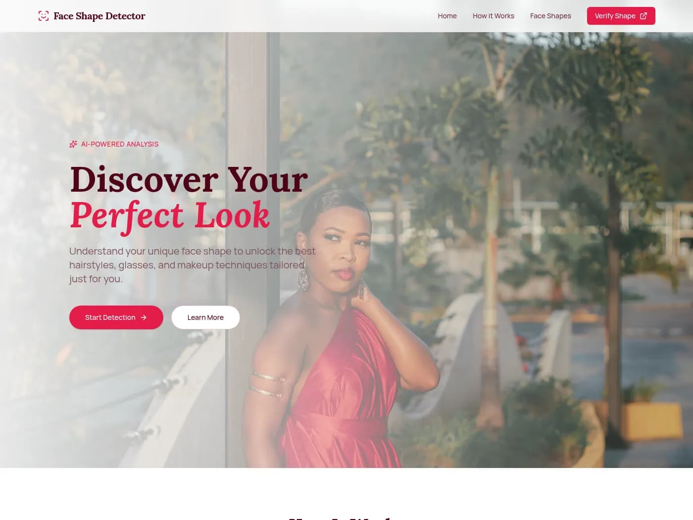 Face Shape Detector Web App