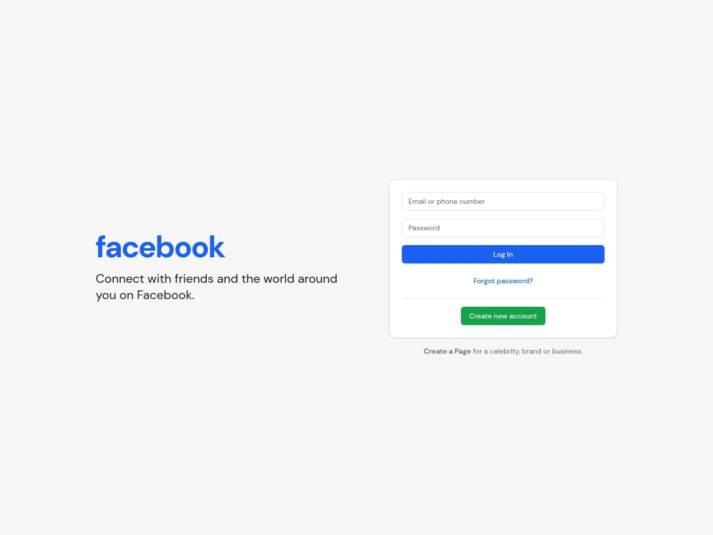 Facebook.com Clone