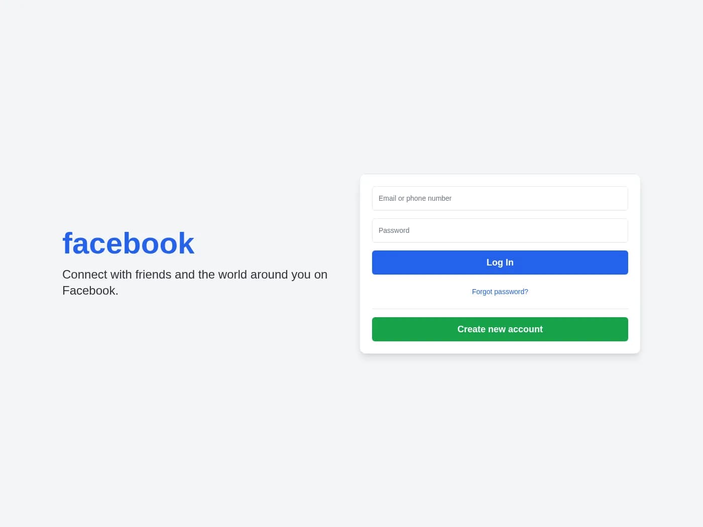 Facebook.com Clone - Social Media Web Platform