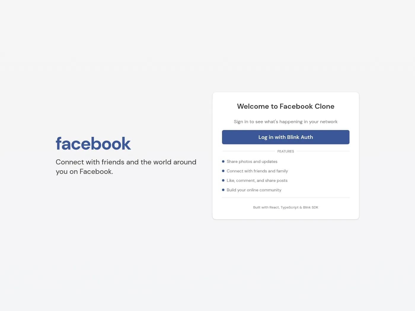 Facebook Clone - Social Networking Platform