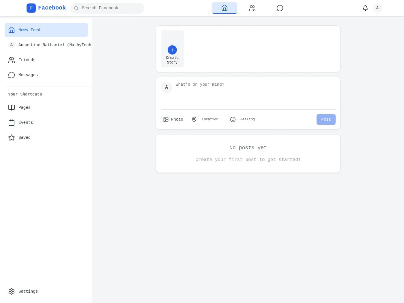 Facebook Clone