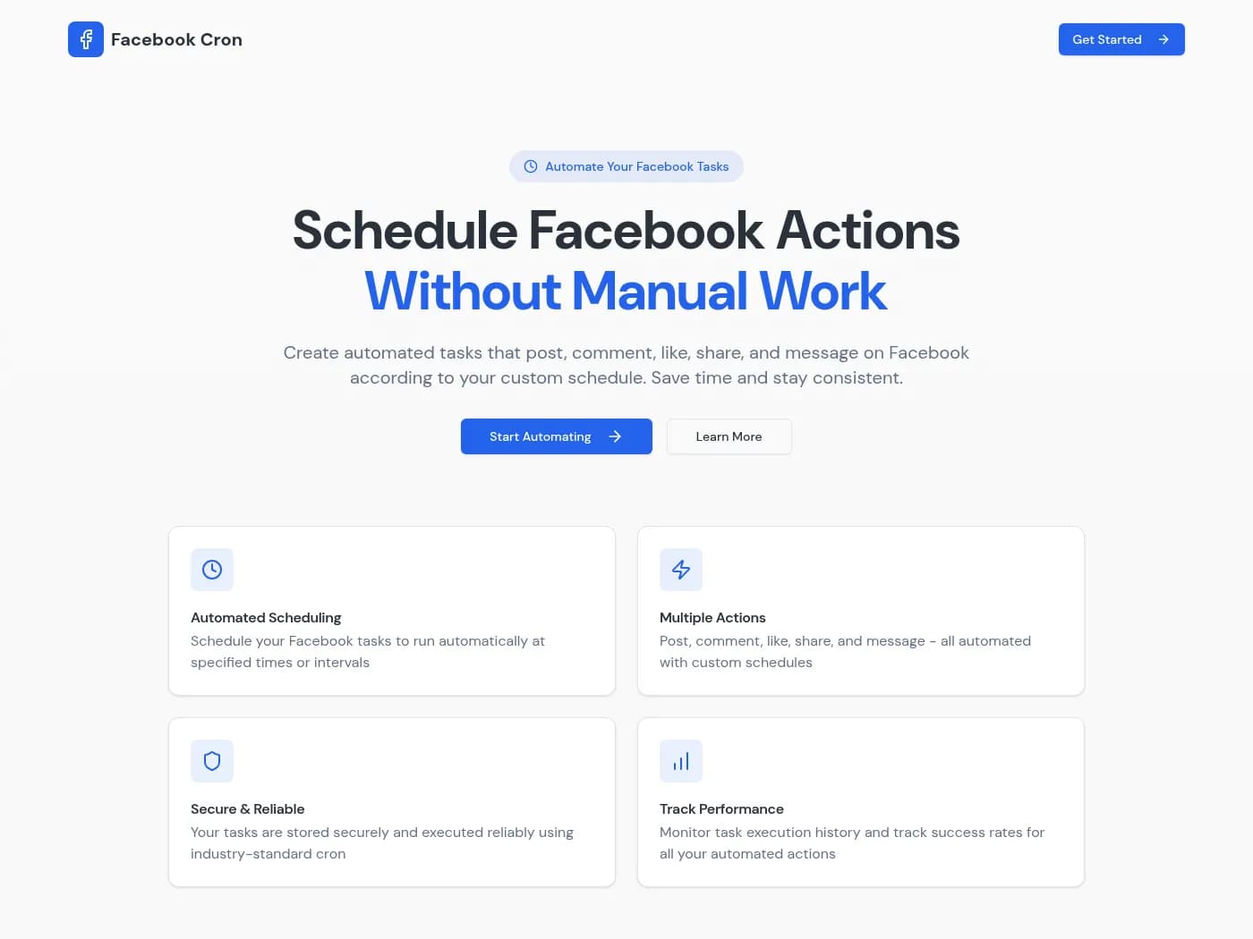 Cron Facebook Tasks