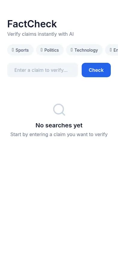 FactCheck Mobile: AI-Powered Fake News Detector