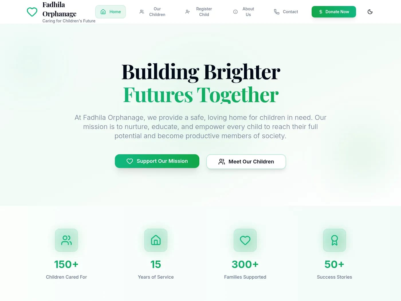 Fadhila Orphanage Management Portal