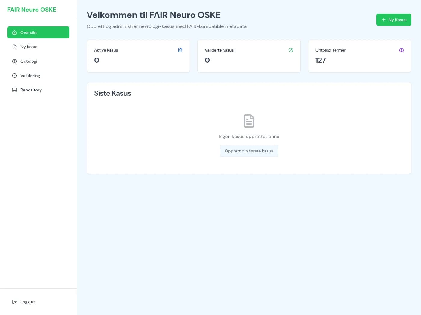 FAIR Neuro OSKE Agent: Norwegian Clinical Case Generator with Ontology FAIR Metadata