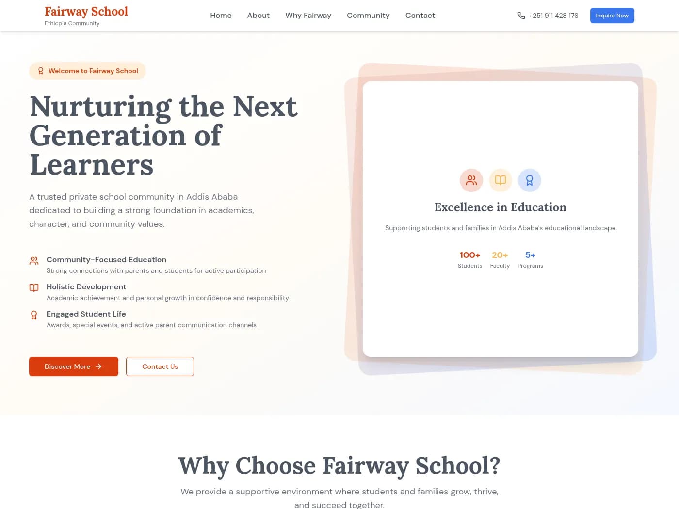 Fairway School Ethiopia Community Portal