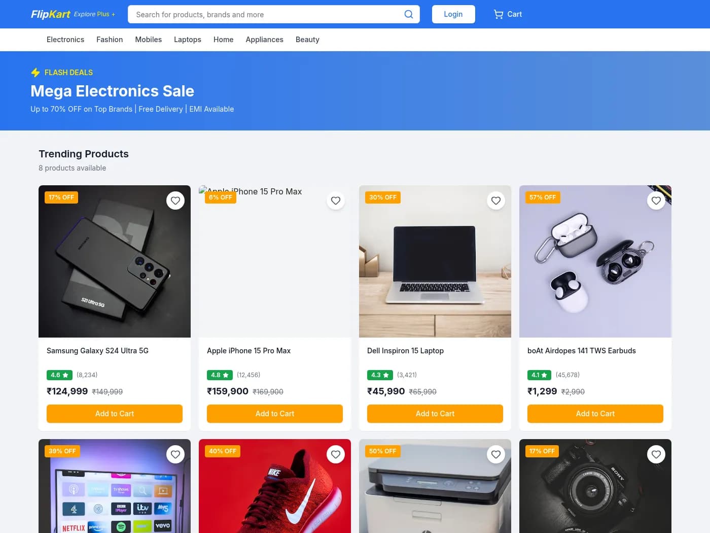 FakeKart - Interactive Fake Shopping Site for Cybercrime Awareness