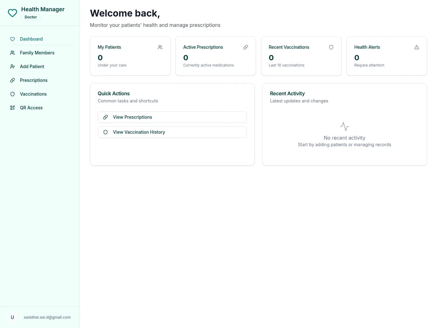 Family Health Manager: Secure Multiplatform Healthcare Management for Families and Doctors