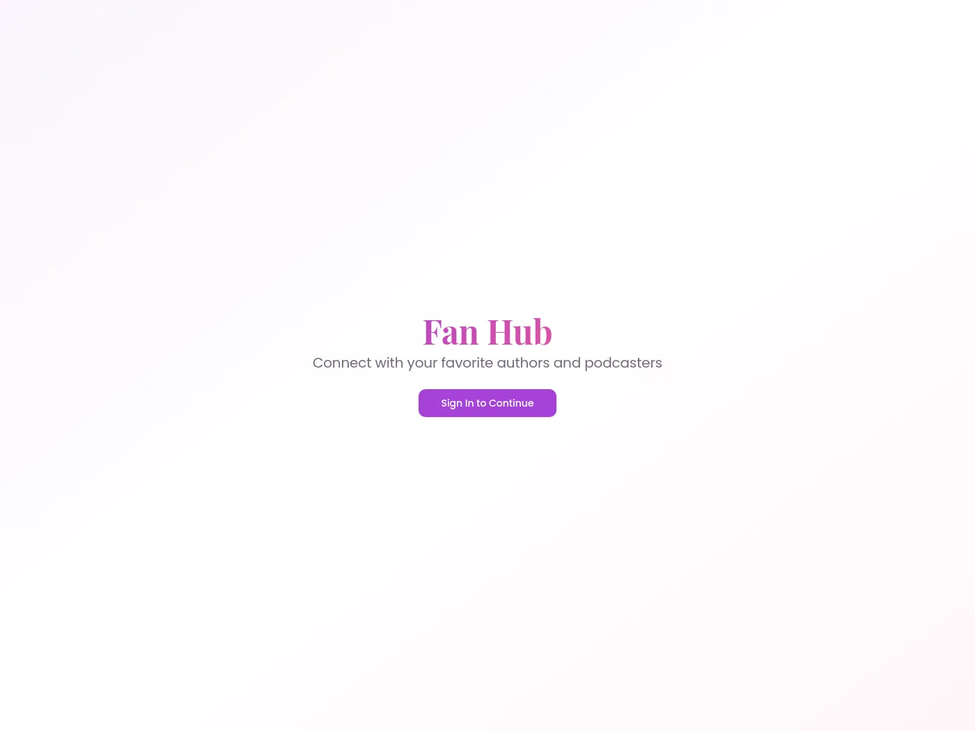 Fan Engagement Platform for Authors and Podcasters