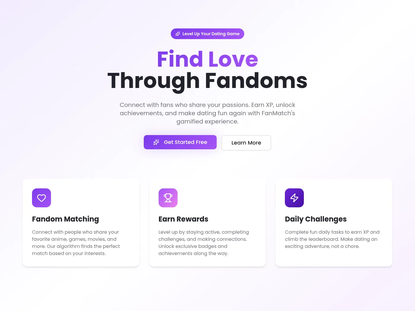 FanMatch: The Gamified Fan Dating App