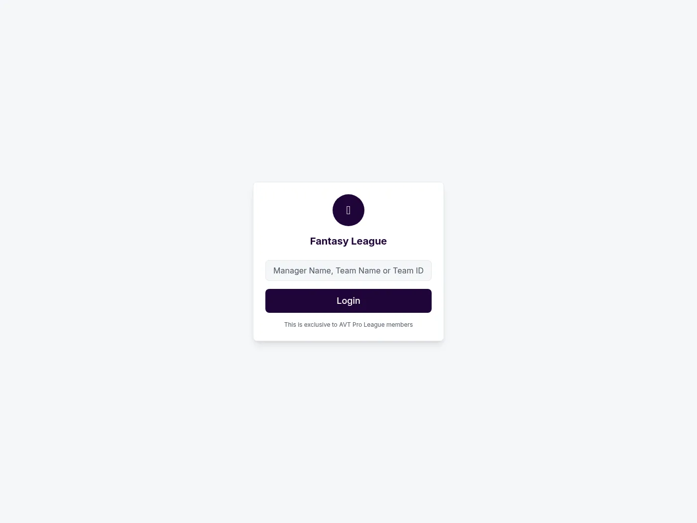 Fantasy Football Manager Web App