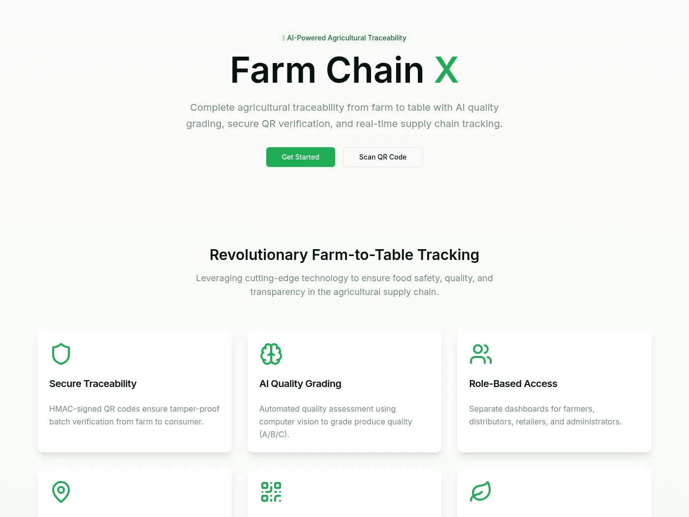 Farm Chain X — AI-Driven Agricultural Traceability System