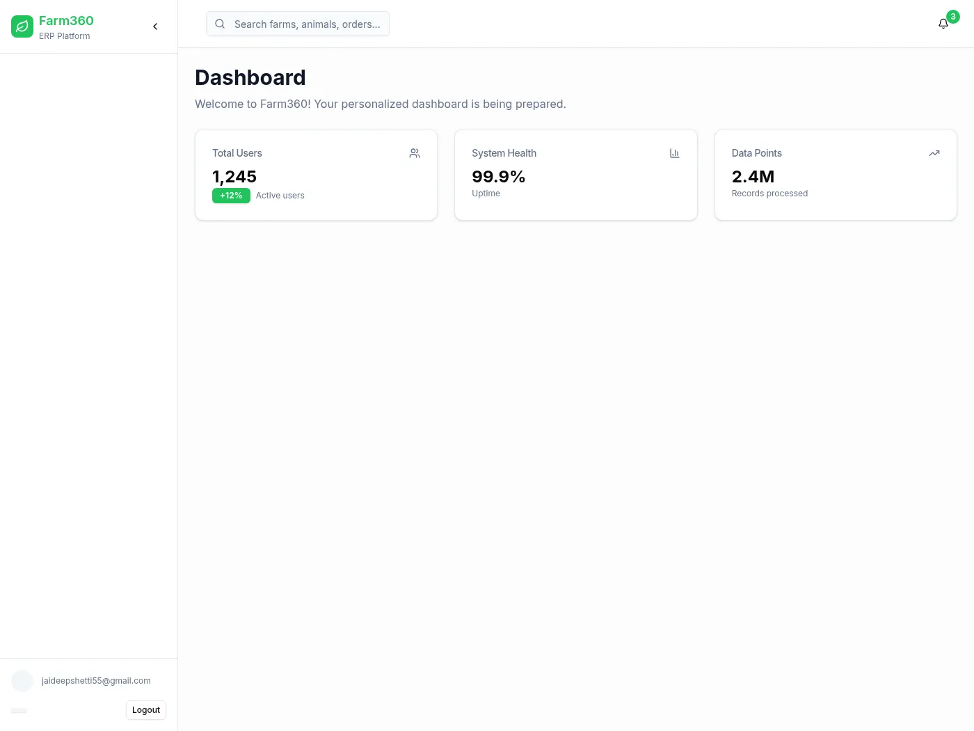 Farm360: Cloud ERP for Dairy & Agriculture Farms