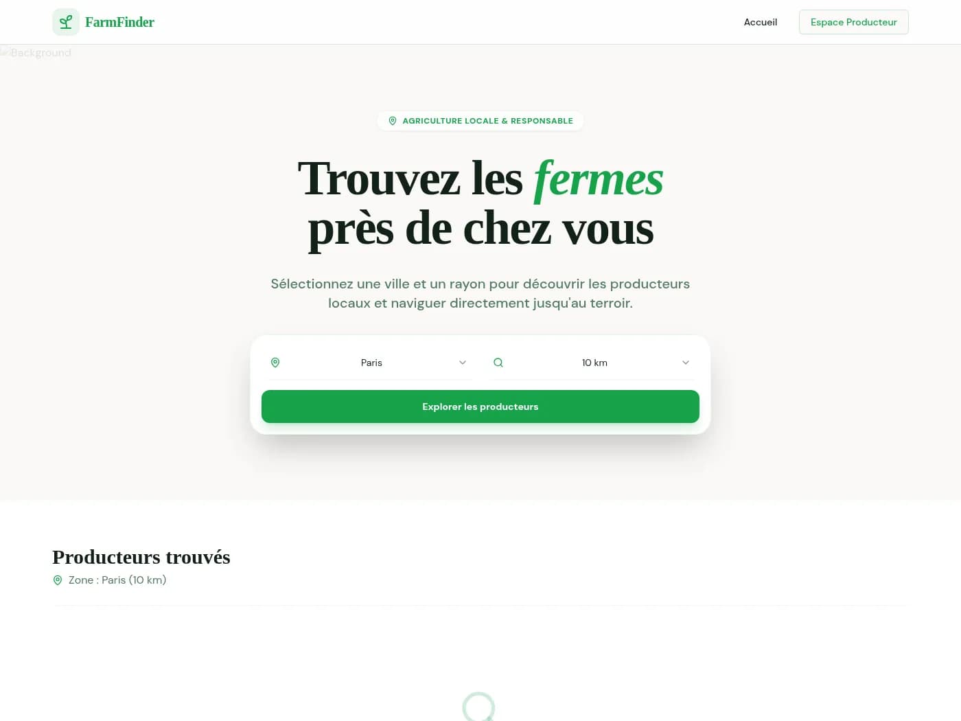 FarmFinder Local