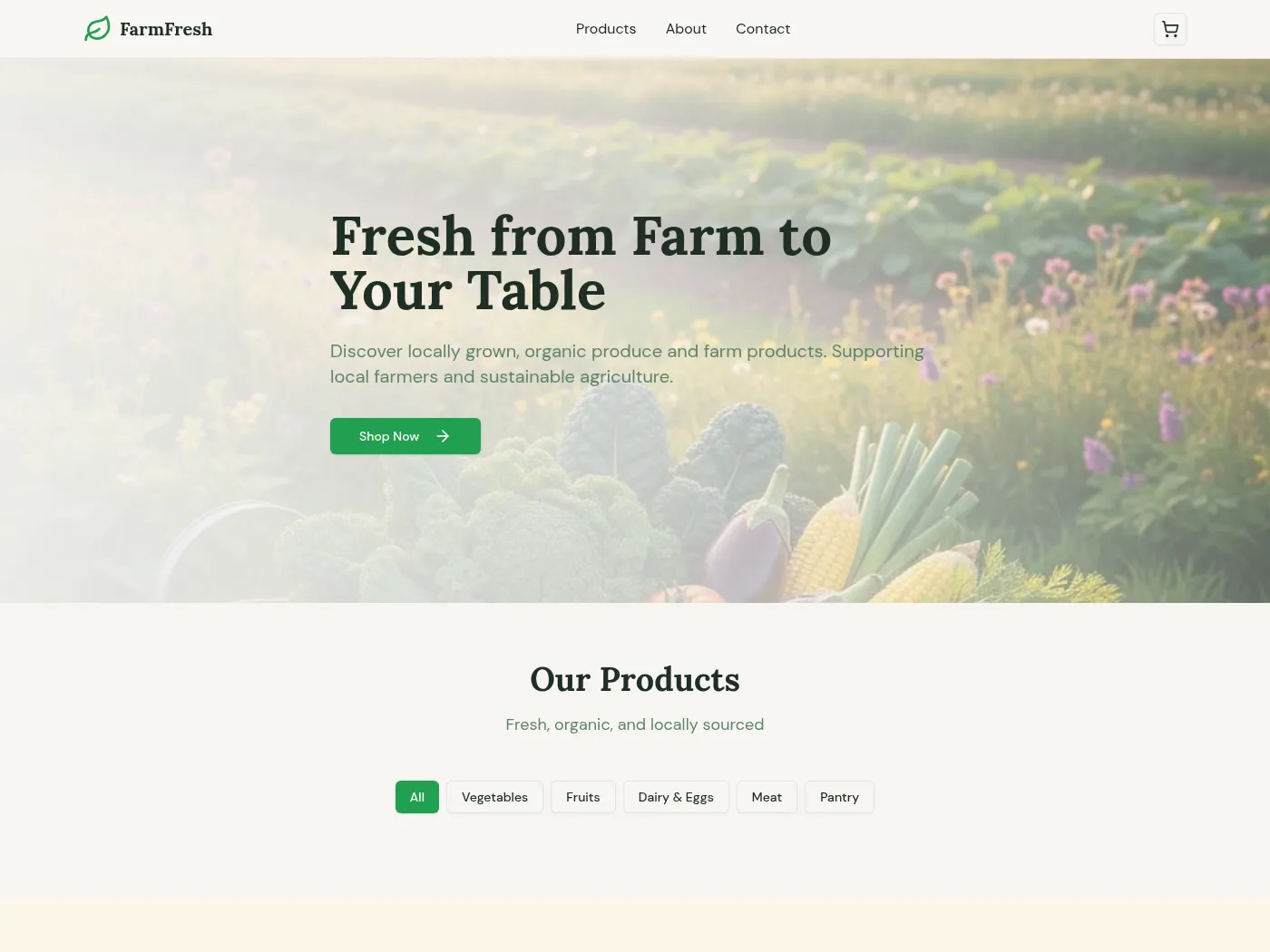 FarmFresh Marketplace