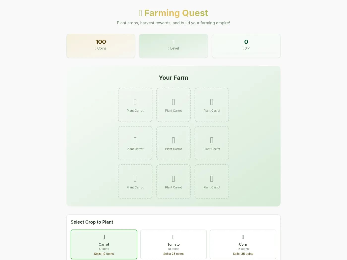 Farming Quest
