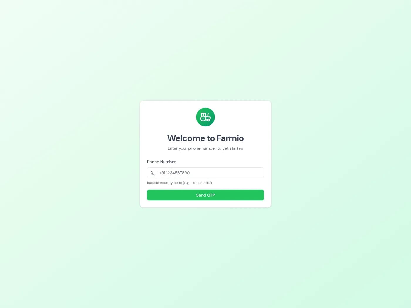 Farmio: Equipment Rental & Booking Platform for Farmers