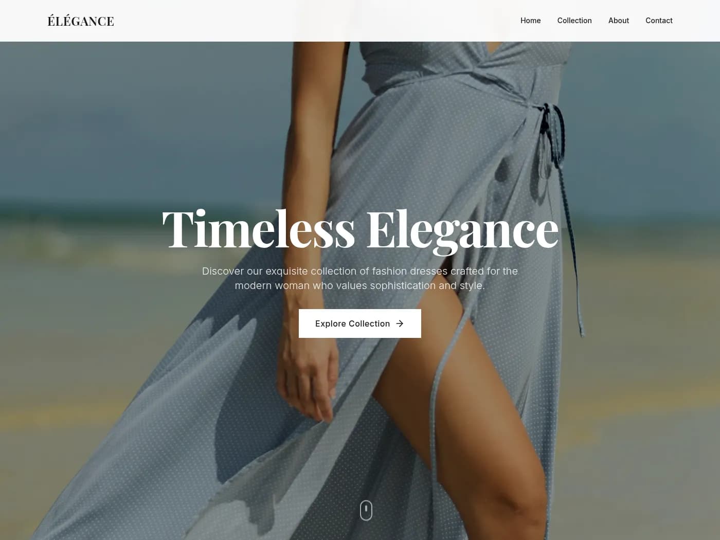 Fashion Dress Commercial Website