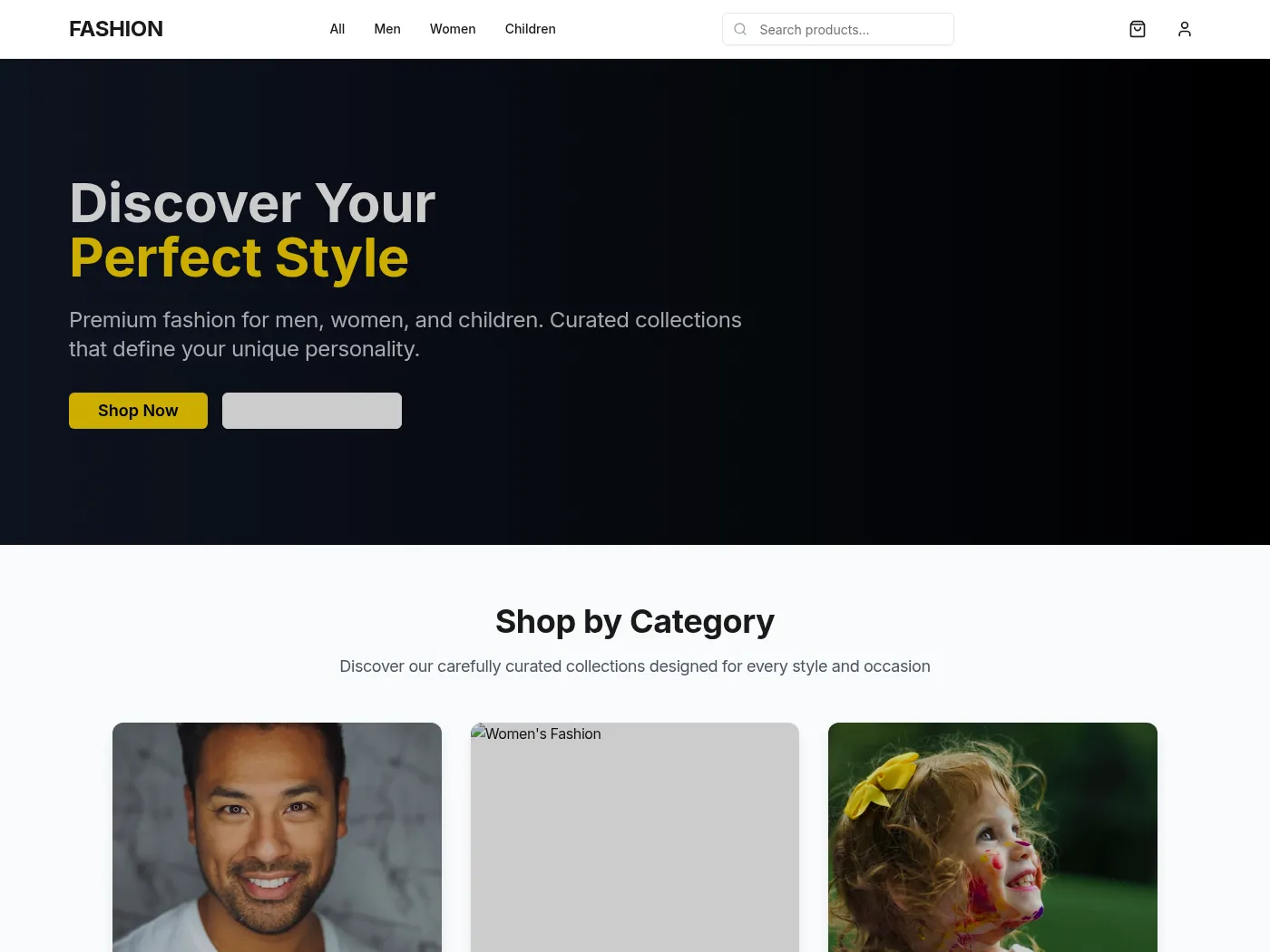 Fashion E-Commerce Platform for All