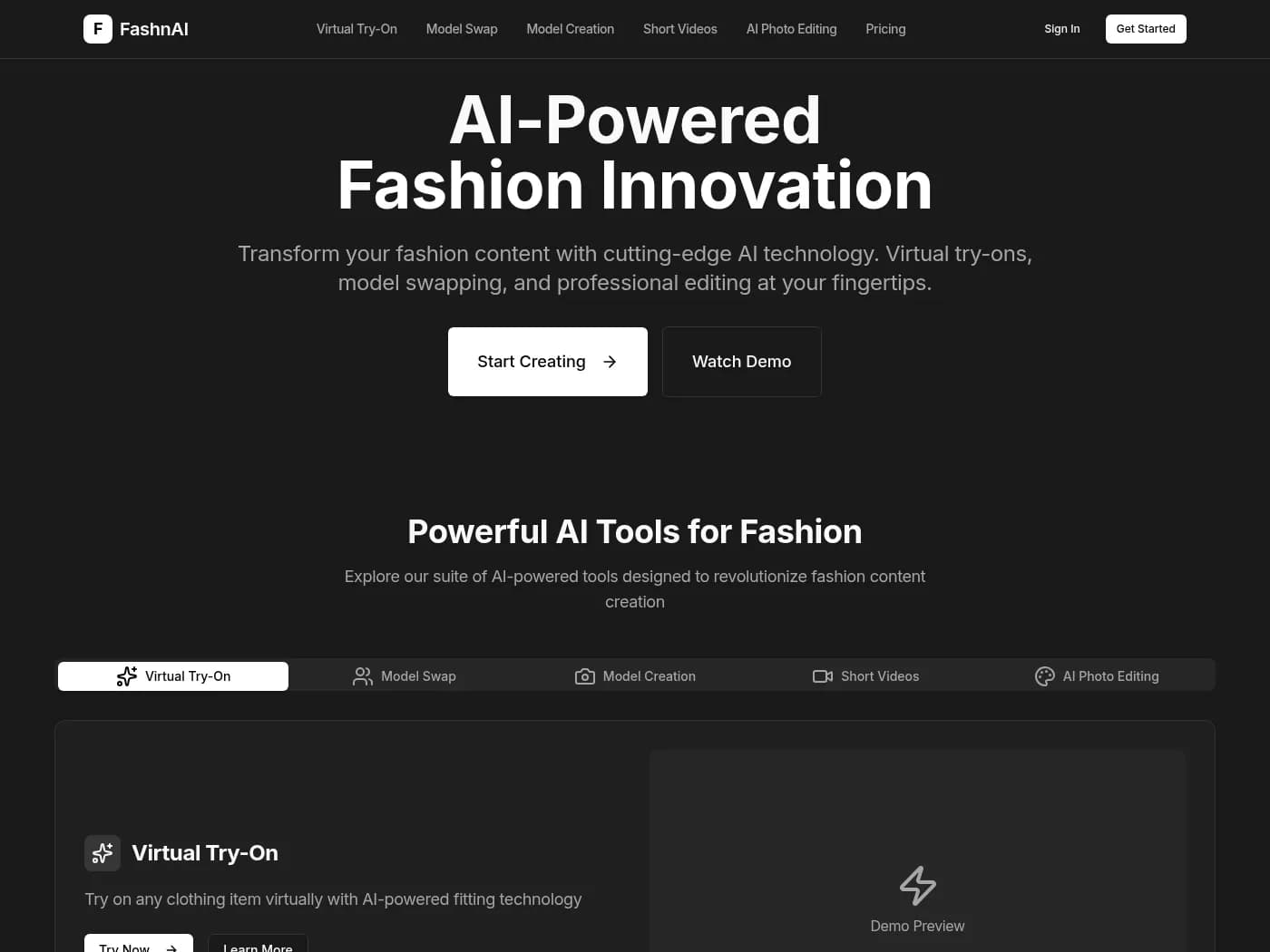 FashnAI Clone - AI-Powered Fashion Inspiration Platform