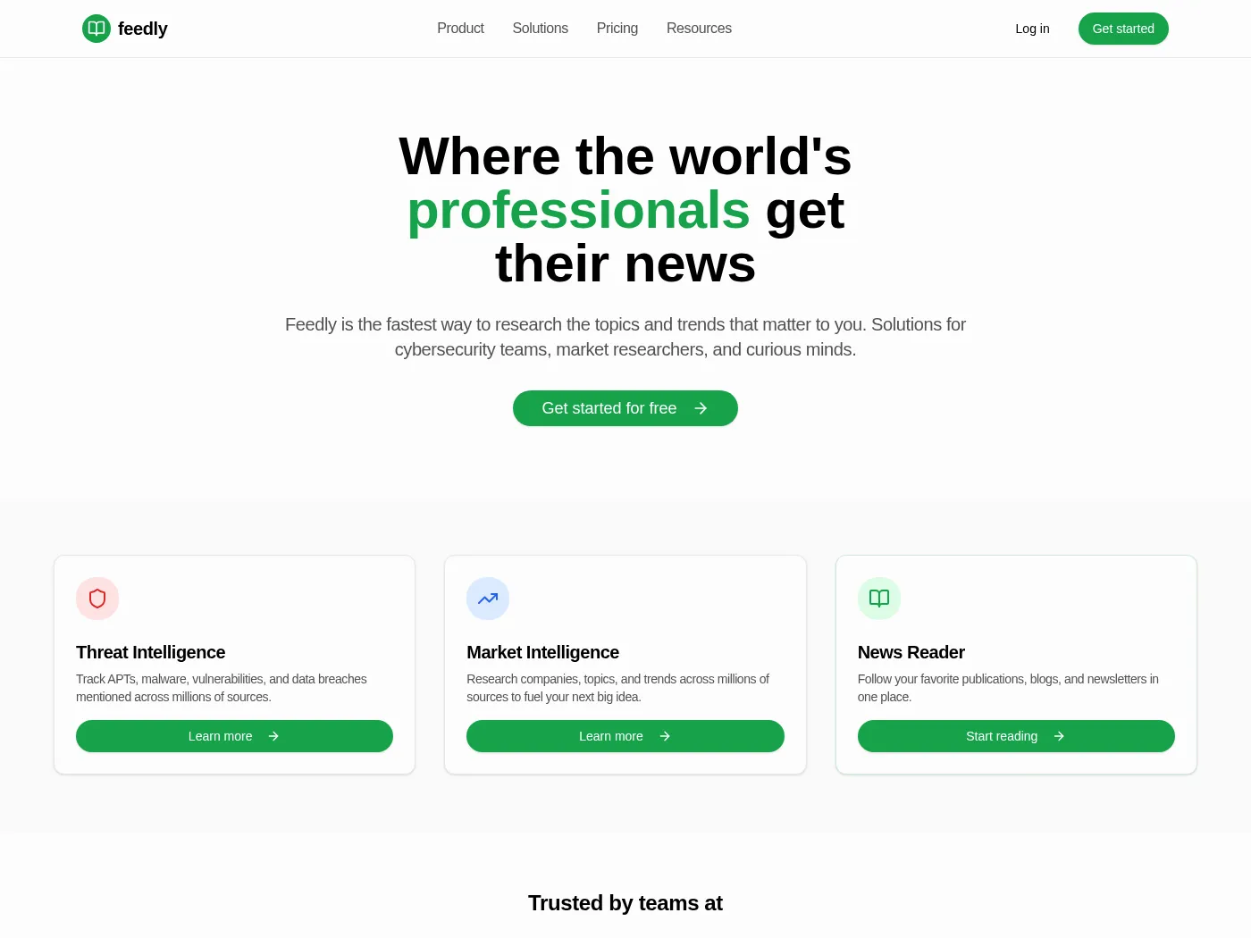 Feedly Web Clone