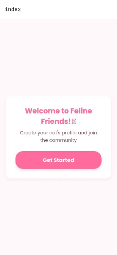 Feline Friends - The Social Network for Cats